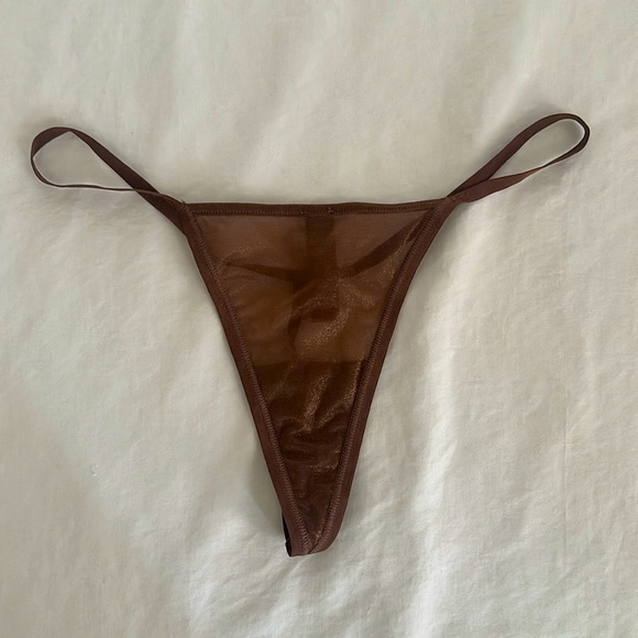 SKIMS | Intimates & Sleepwear | Skims T String Sheer Thong | Poshmark